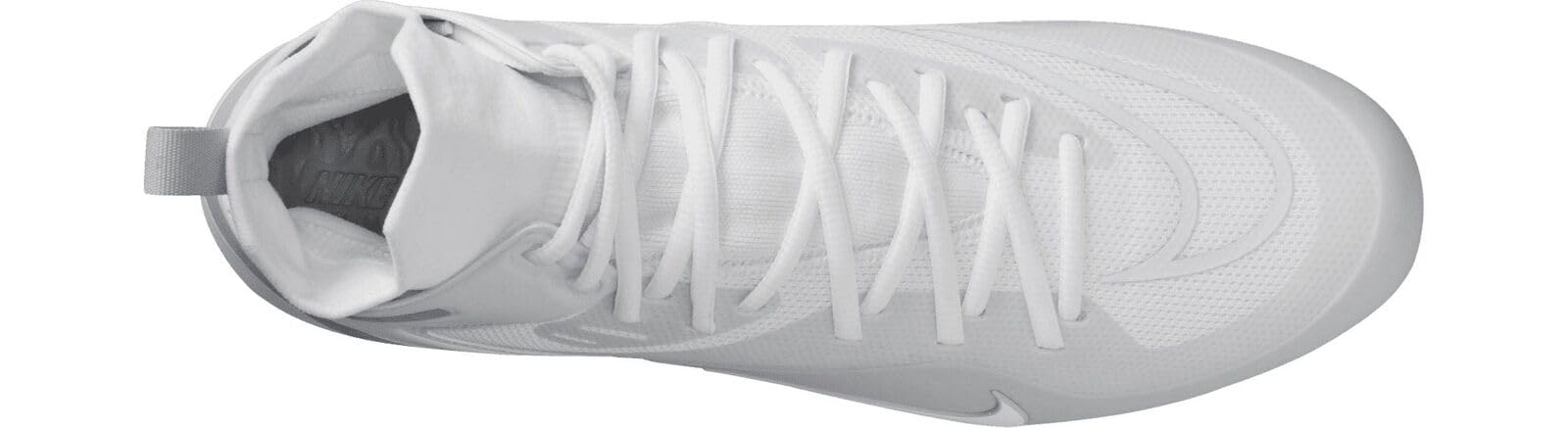 Nike Alpha Huarache 8 Elite CW4440-011 Men's Lacrosse Cleats White/Pure Platinum/Wolf Grey/White (us_Footwear_Size_System, Adult, Men, Numeric, Medium, Numeric_13)