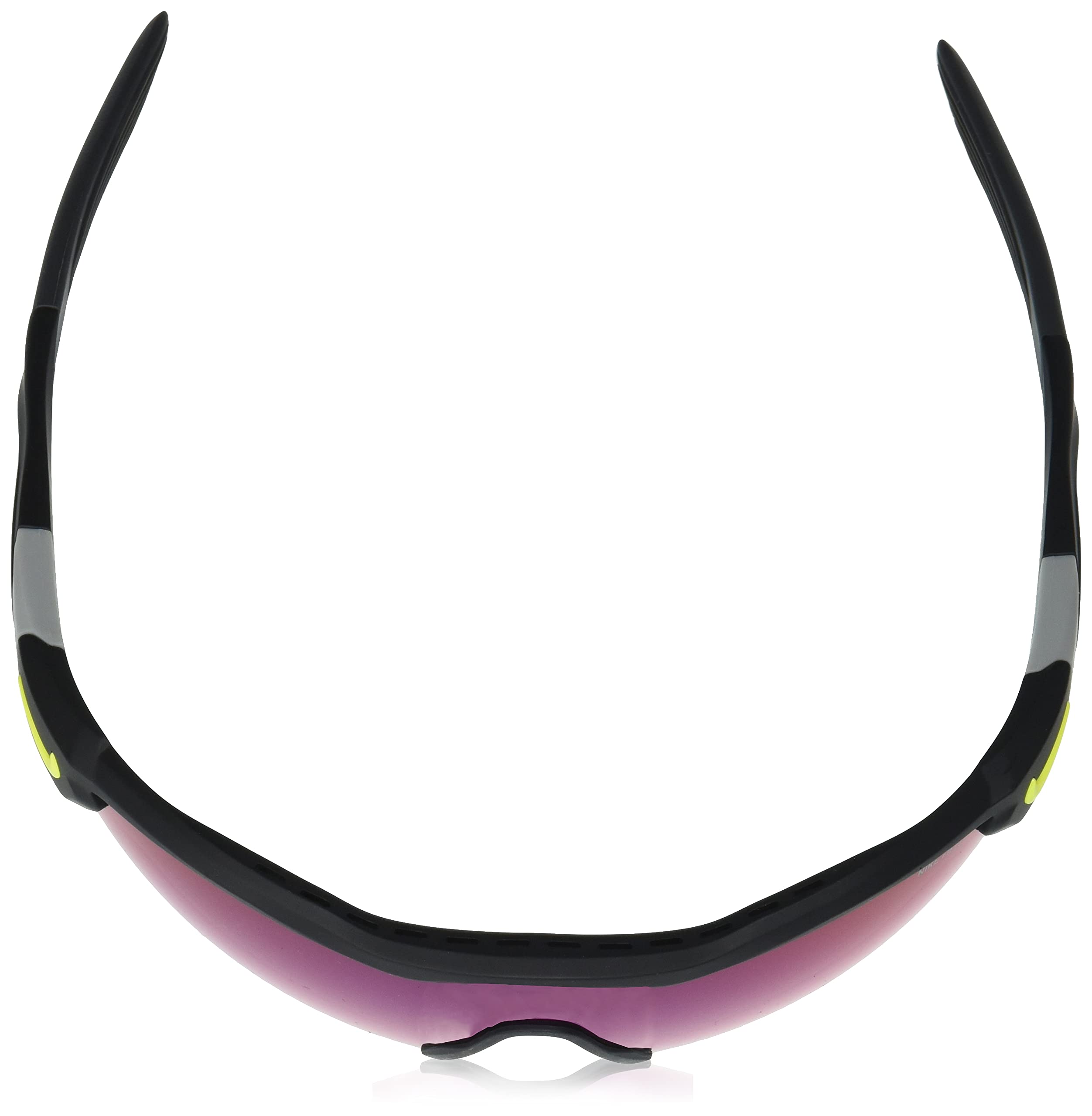 Nike Show X3 Elite L Rectangular Sunglasses, Matte Black, 61/15/130