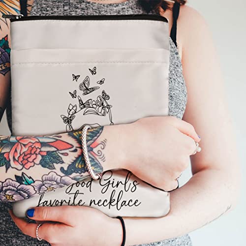 MAOFAED A Good Girl's Favorite Necklace Book Sleeve Book Lover Gift Spicy Romance Reader Smut Lover Gift (Favorite Necklace)