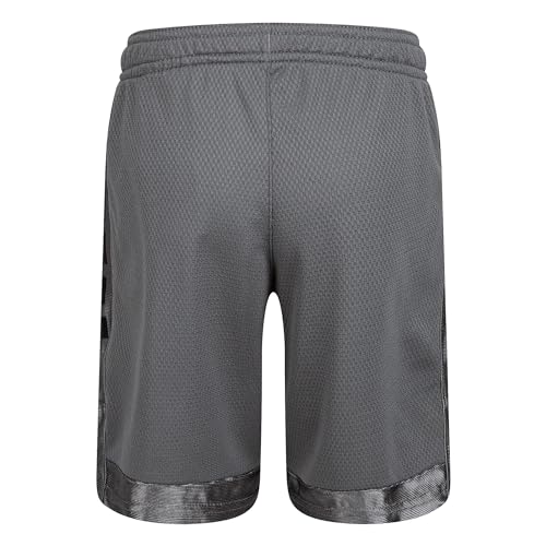 Nike Dri-FIT Elite Basketball Shorts (Little Kids) Smoke Grey