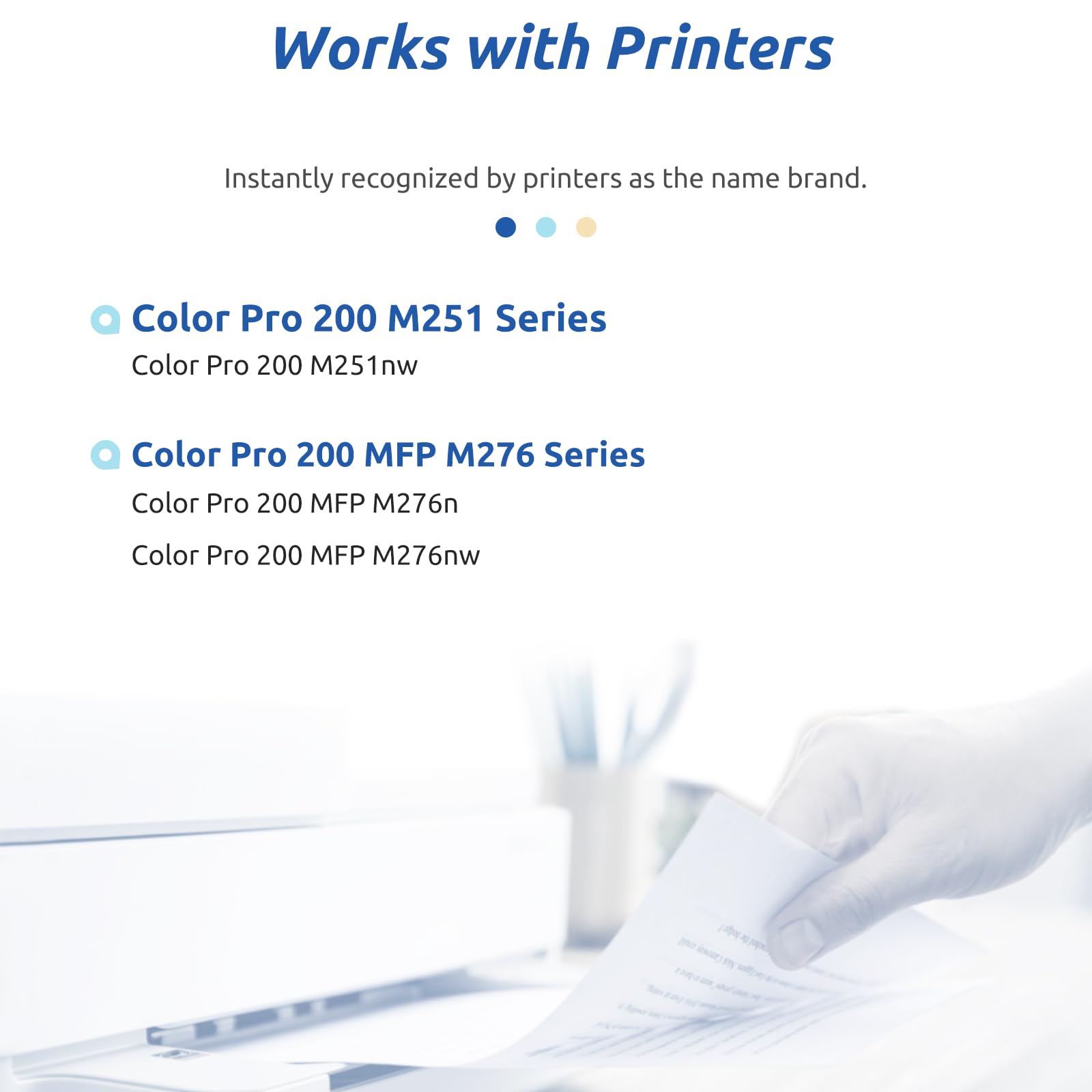 INK E-SALE Remanufactured Toner Cartridge Replacement for HP 131A 131X CF210A CF210X CF211A CF212A CF213A Toner High Yield Set for HP LaserJet Pro 200 M251n M251nw M251 MFP M276nw M276n Color Printer