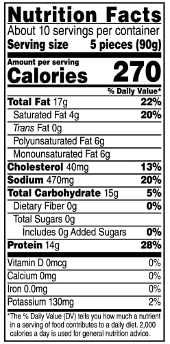 Tyson Fully Cooked Breaded Nugget Shaped Chicken Patty, 2 Pound -- 12 per case.