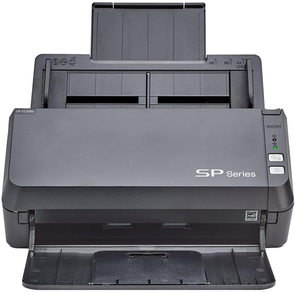 Fujitsu SP-1130Ne Easy-to-Use Color Duplex Document Scanner with Automatic Document Feeder (ADF) and Twain Driver