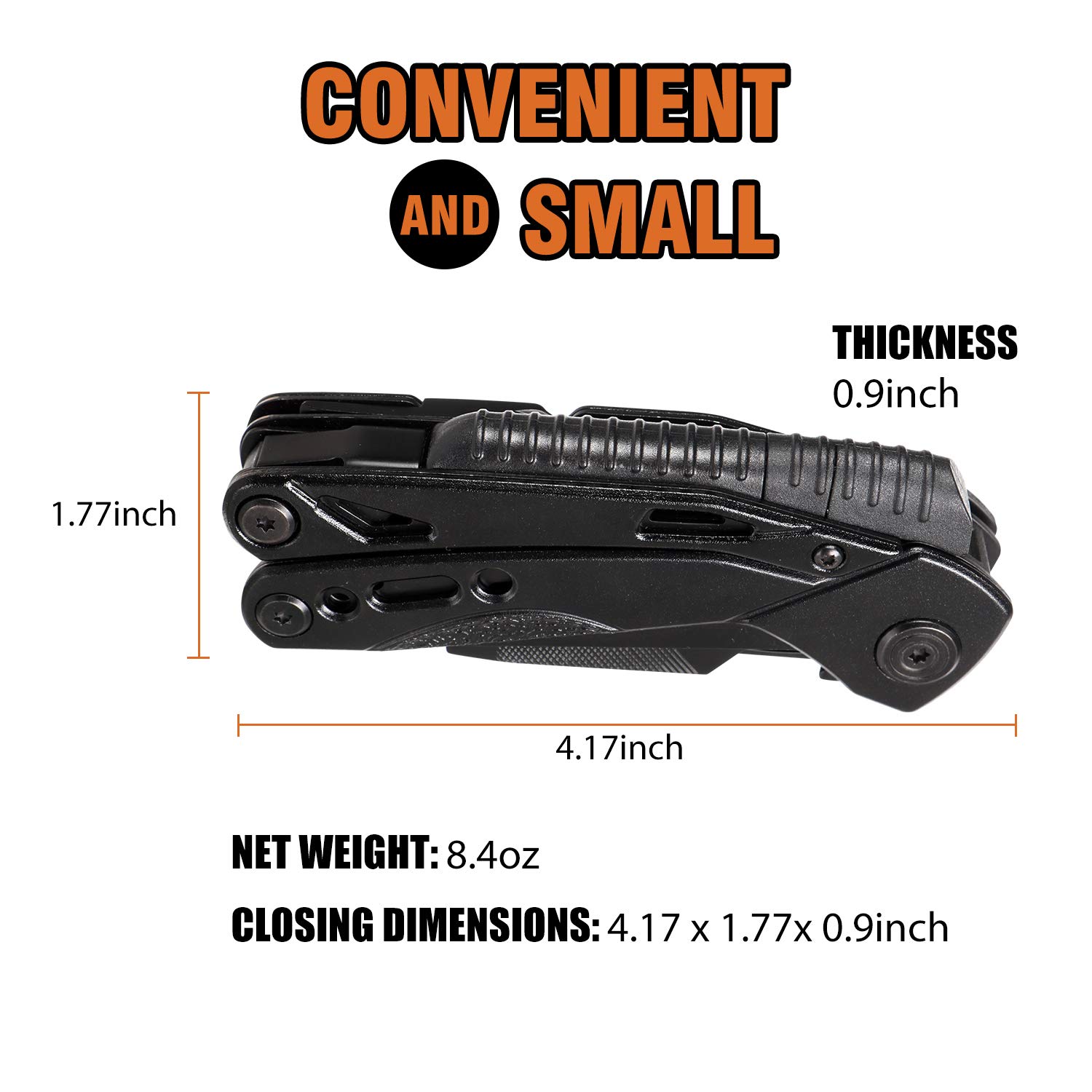 15 in 1 Multitool Pliers, Fire Starter, whistle, Scissors, Screwdriver, Lock, Christmas Birthday Gift for Men, DIY Handyman, Father/Dad, Husband, Boyfriend, Him, Women
