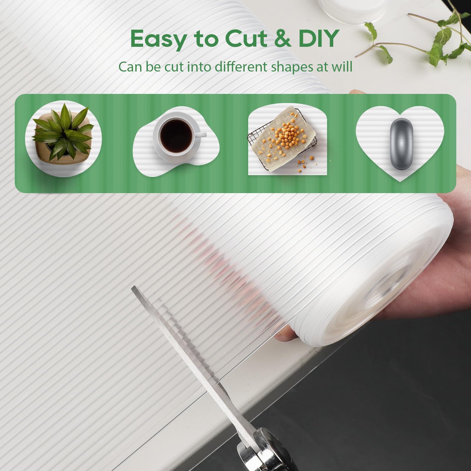 Anoak Shelf Liner Cabinet Liner, Non Adhesive Drawer Liner, Washable 12 Inch x 20 FT(240 Inch) Waterproof Durable Non-Slip Shelf Liner for Kitchen, Drawer , Refrigerator