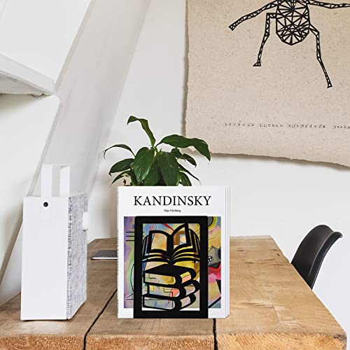 Metal Bookends-Bookend Decorative Heavy Book Ends for Shelves ,Black Book Supports Non-Skid Pineapple Bookshelf Holder for Office Home School Kitchen(Book)