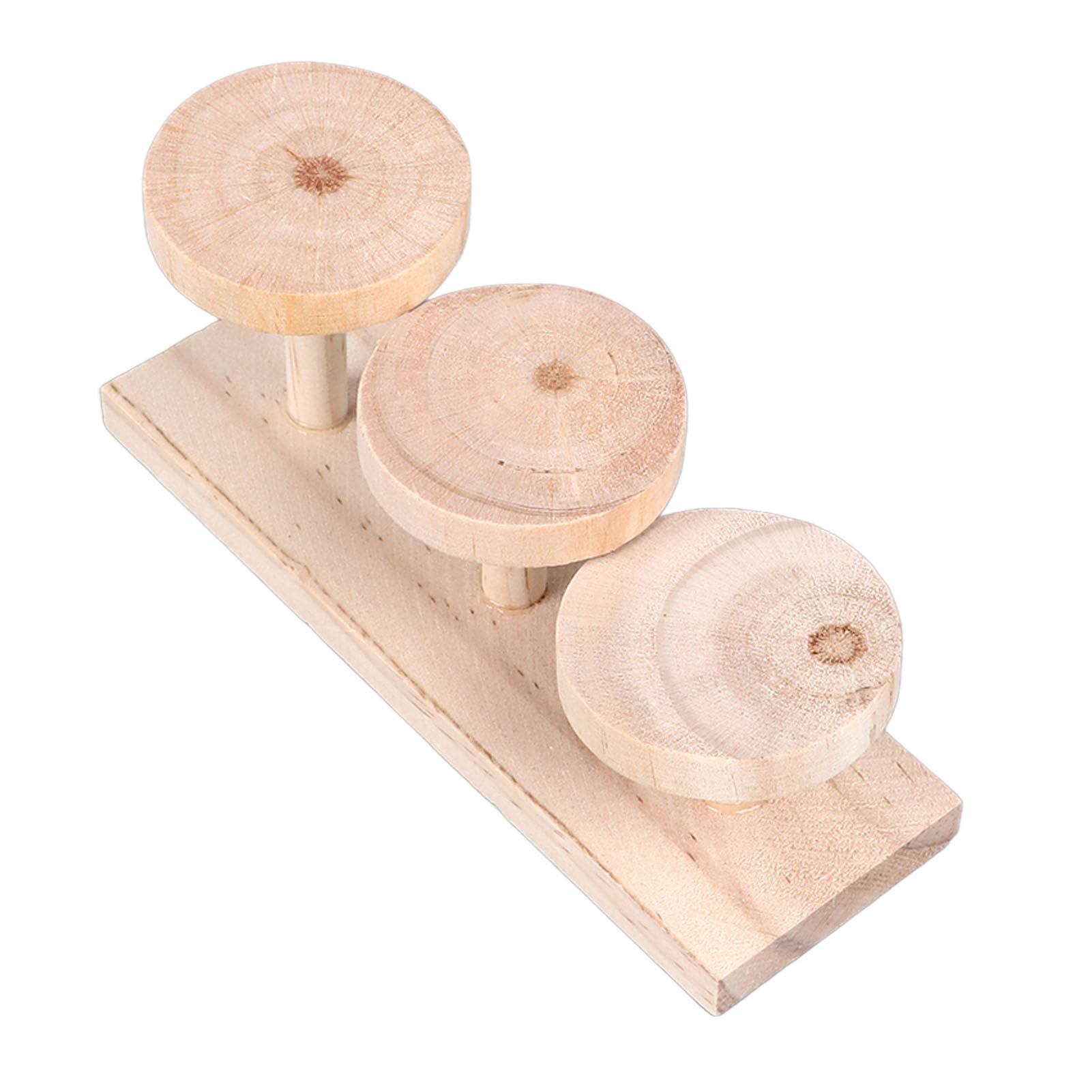 Hamster Platform Toy, Small Pet Wooden Platform Rat Climbing Chew Toy Rodent Ladder Bridge Wooden Hamster Playground Platform for Cage Accessories
