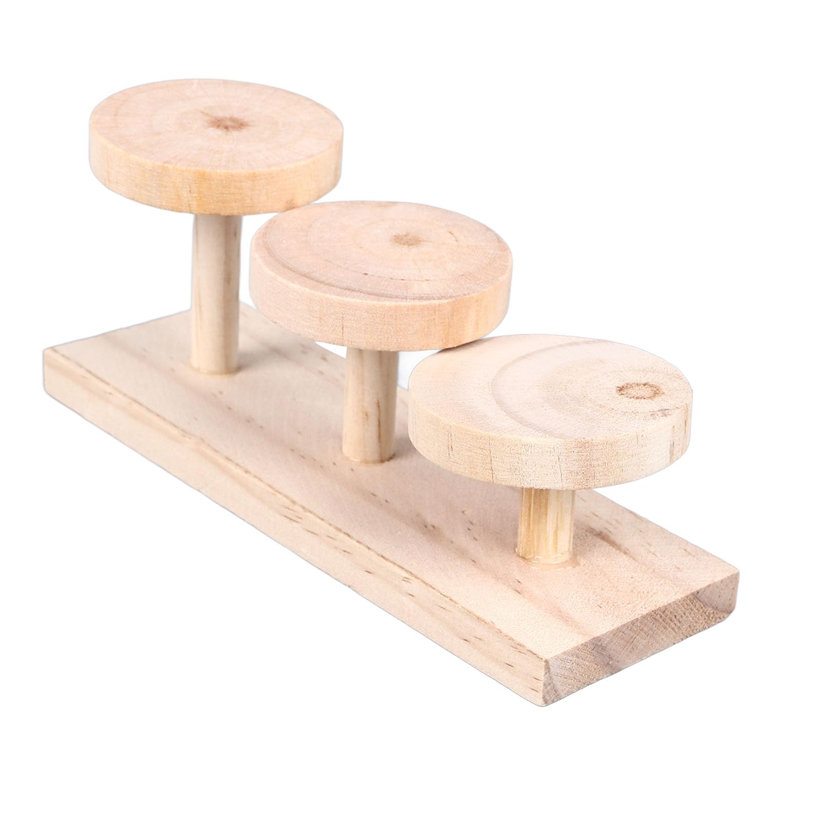 Hamster Platform Toy, Small Pet Wooden Platform Rat Climbing Chew Toy Rodent Ladder Bridge Wooden Hamster Playground Platform for Cage Accessories