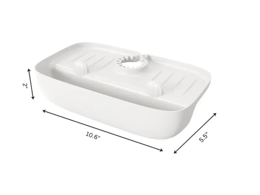 Multi-Purpose Sink Caddy, Sponge and Utensil Holder. Sink Organizer & Dish drain, Kitchen, Bathroom, RV, Silicone Soap Tray and Drain Rack, Faucet Splash Mat & Basket (Sea Foam Green)