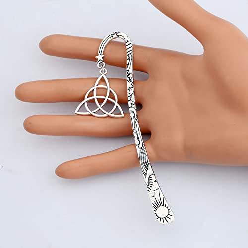 bobauna Celtic Knot Bookmark Irish Jewelry Bookworm Gift for Reader Book Lover (Celtic Knot Bookmark)