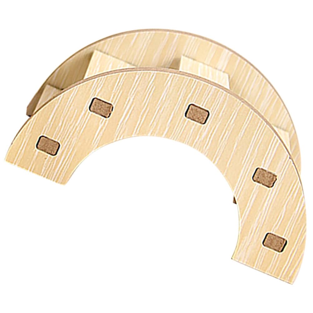 POPETPOP Hamster Toy Bridge Hamster Training Ladder Chinchilla Bridge Toy Hamster Bridge Platform Chinchilla Ladder Toys Hamster Wood Bridge Hamster Climbing Ladder Wooden Pet Tableware