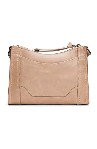 Frye Womens Melissa Studded Floral Zip Crossbody Bag, Evening Rose, One Size US