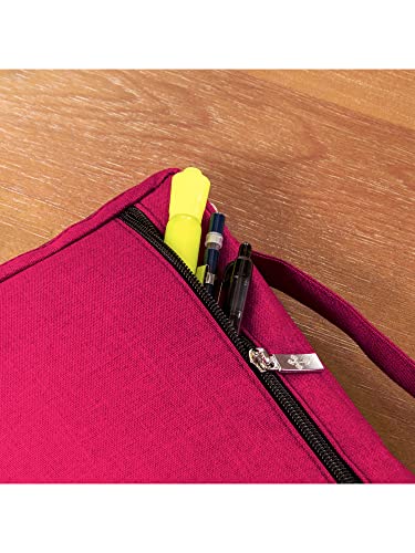 Knowing Jesus Bible Case - Durable Large Zippered Book Cover with Handle and Front Pocket, Fits Standard Bible Cover, Makes for a Great Gift for Men, Women, and Children.