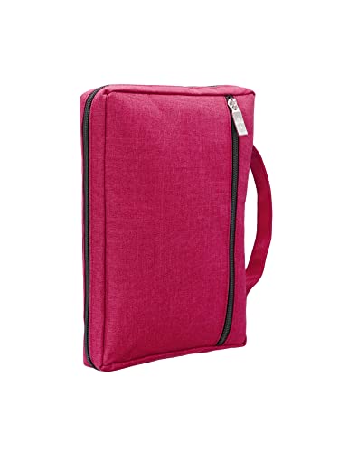 Knowing Jesus Bible Case - Durable Large Zippered Book Cover with Handle and Front Pocket, Fits Standard Bible Cover, Makes for a Great Gift for Men, Women, and Children.