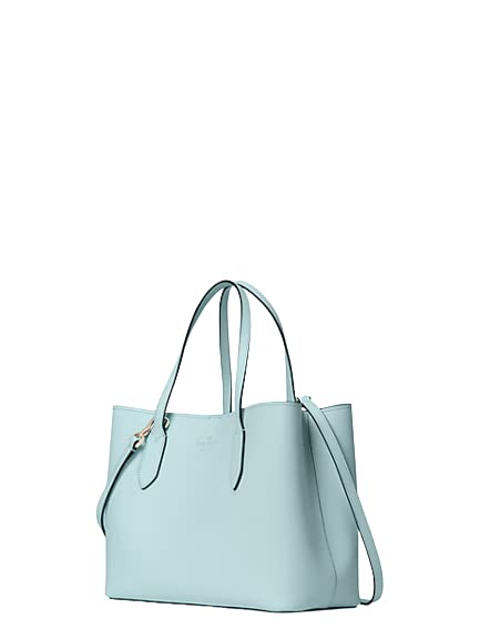 Kate Spade New York Womens Harper Leather Tote Satchel Handbag Blue O/S