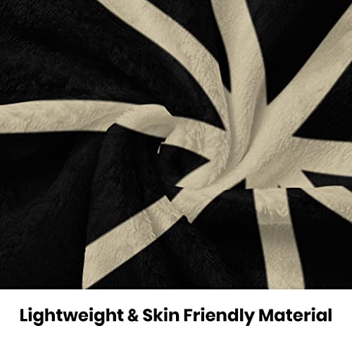 Viking Throw Blanket 60x50 Inch, Viking Design Magical Runic Compass Lightweight Soft Microfiber Throw Blanket with 18x18 Inch Pillowcase Perfect for Bed and Sofa