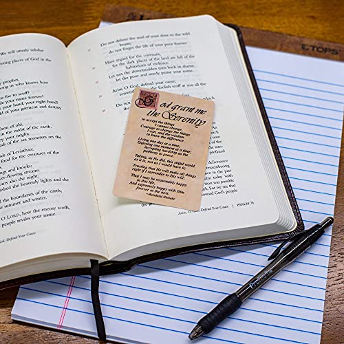 Pocket Card Bookmark Pack of 12 β Complete Serenity Prayer