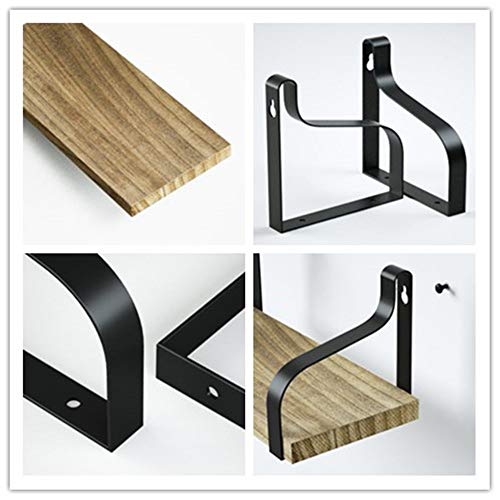 FARWIX Wall Shelves for Room Decor,Rustic Wood Floating Shelves, Wall Mounted Shelf Hanging Shelving for Living Room, Bathroom, Kitchen Wall Storage,Set of 3 Wall Shelf for Plants, Books