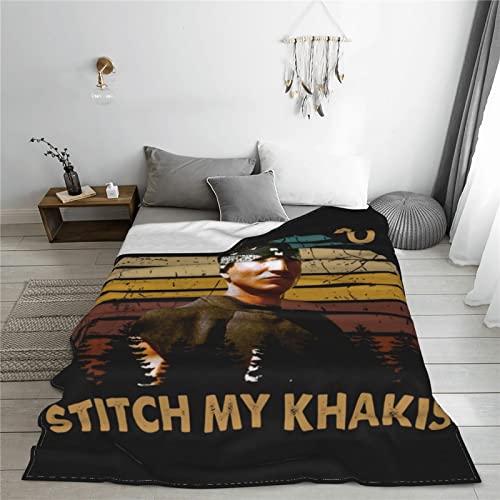 Blood in Blood Out Fleece Blankets Warm Folding Blanket Bedspread for Sofa Dorm Travel 60"X50"