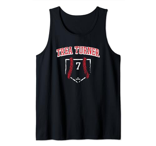 Home Plate Gameday Trea Turner Philadelphia MLBPA Tank Top
