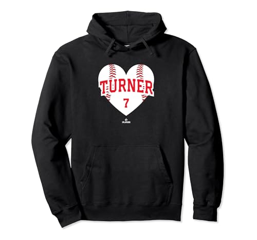 Baseball Heart Trea Turner Philadelphia MLBPA Pullover Hoodie