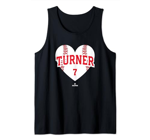 Baseball Heart Trea Turner Philadelphia MLBPA Tank Top