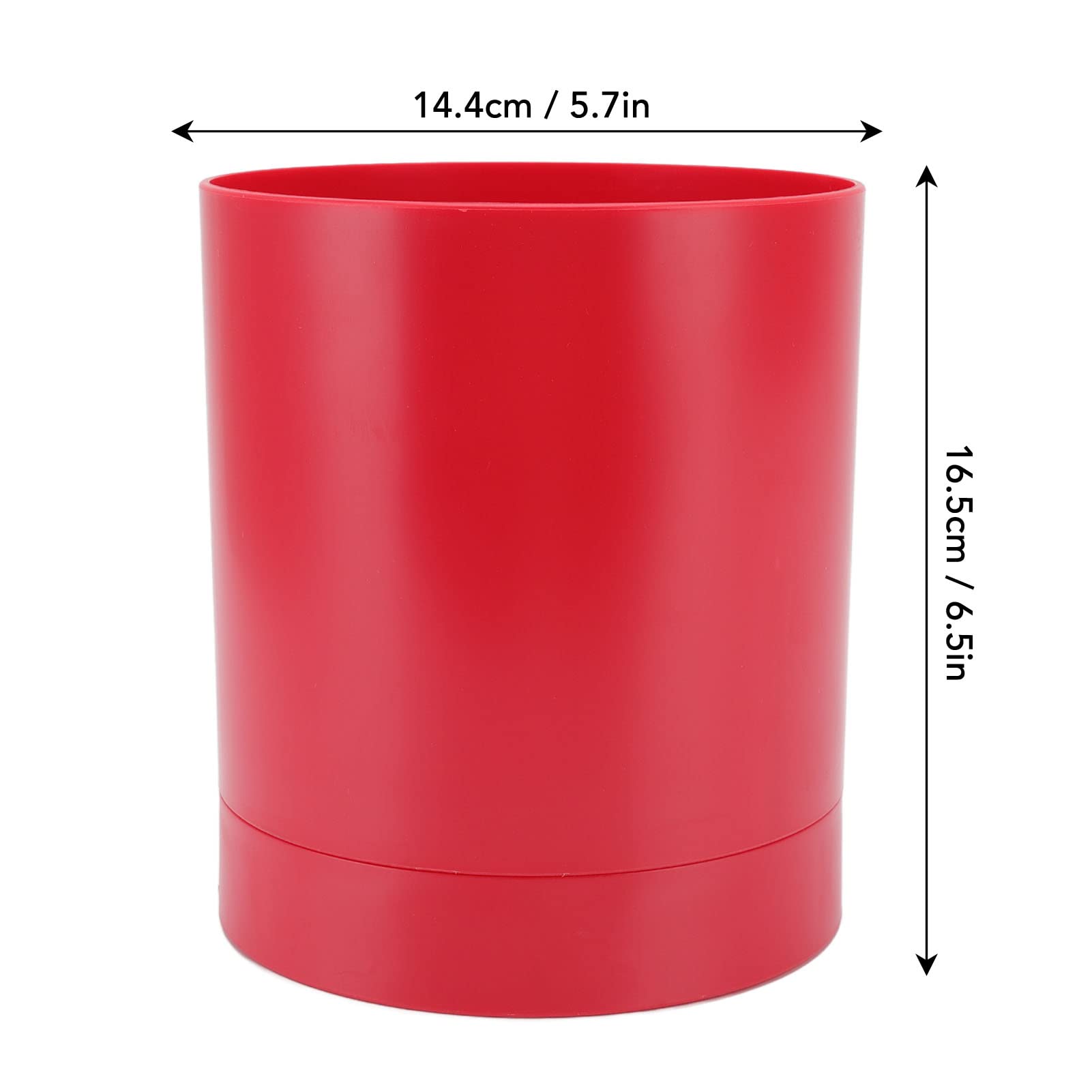 Kitchen Utensil Holder for Countertop, Utensil Caddy Cooking Utensil Holder Spatula Holder Chopstick Basket Tableware Storage Container for Home Kitchen(Red)