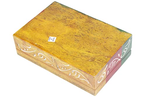 ARTISENIA Handmade Tree of Life Carving Decorative box Soapstone Jewelry Organizer Tarot Card Decks Boxes - Keepsake Storage Box | Birthday, Anniversary for Women Men| Makeup office organizer