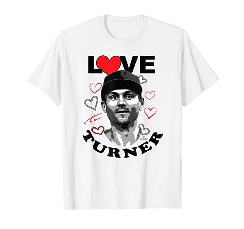Love Trea Turner Valentine Philadelphia Baseball MLBPA T-Shirt