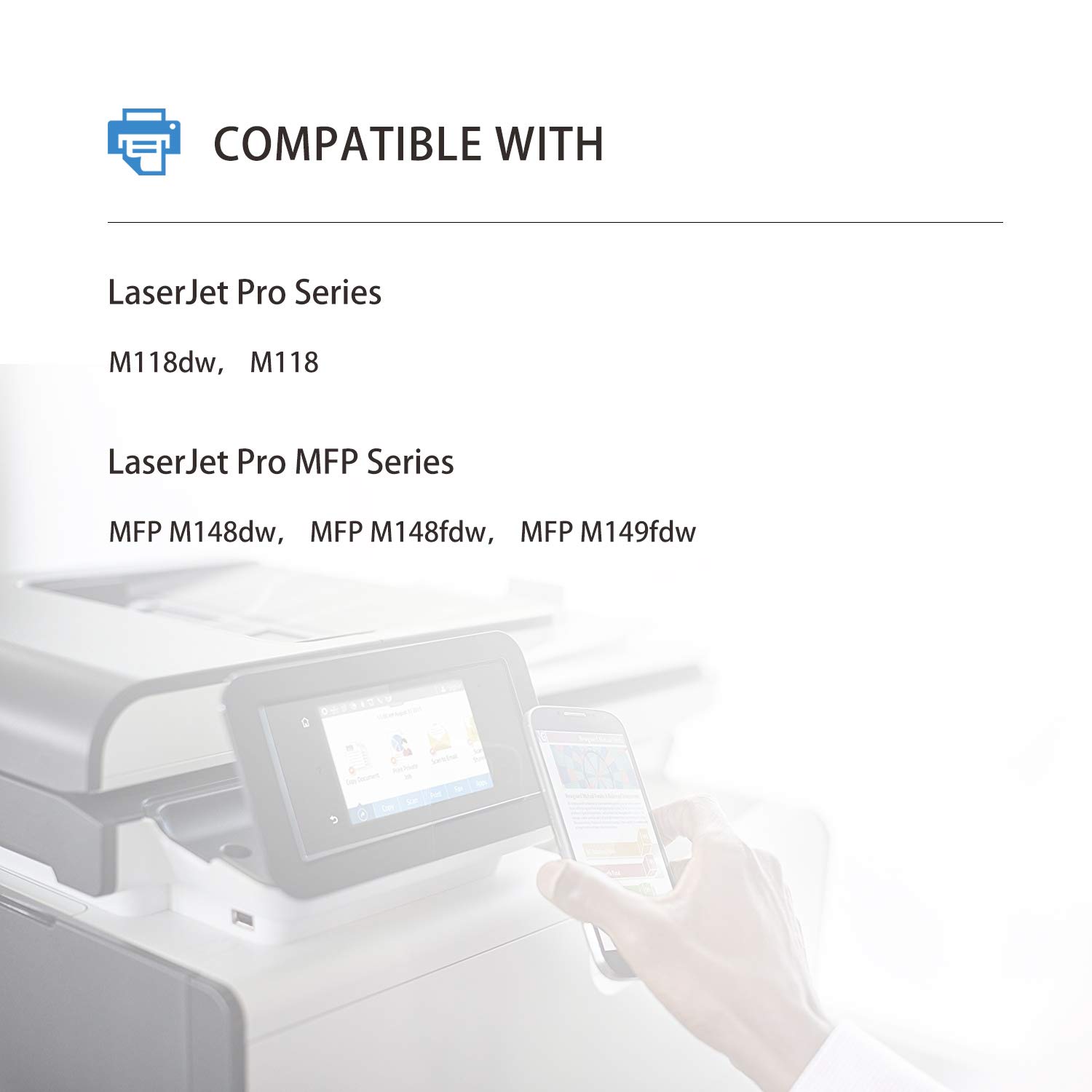TEINO Compatible Toner Cartridge Replacement for HP 94X CF294X 94A CF294A use with HP Laserjet Pro M118dw M118 Laserjet Pro MFP M148dw M148fdw M149fdw (Black, 2-Pack)