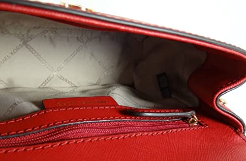 Micharl Kors Crimson Saffiano Leather Jet Set Ava Extra Small XS Crossbody