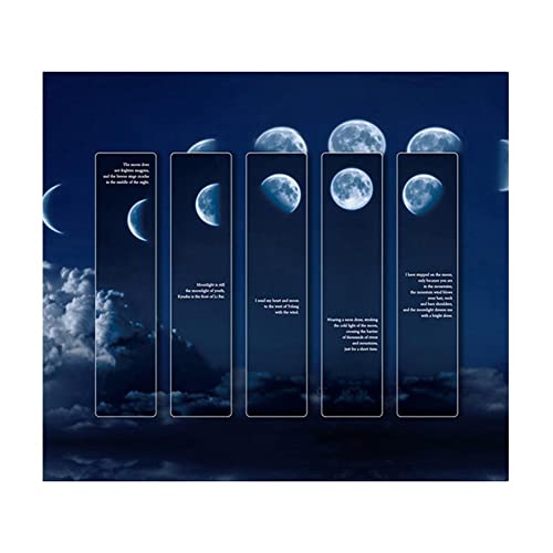CZQIKEDA Space Bookmarks for Kids,Space Theme Bookmarks, Colorful Universe BookMarkes,Galaxy Planet Spaceship Inspirational Bookmarks for Kids