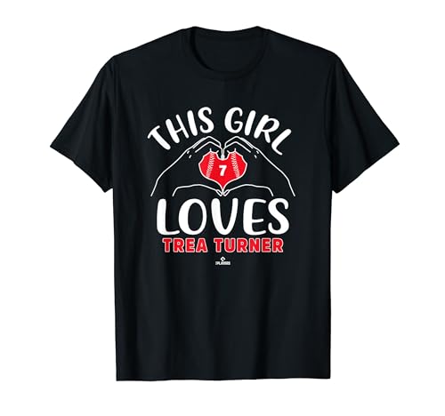 This Girl Loves Trea Turner Philadelphia MLBPA T-Shirt