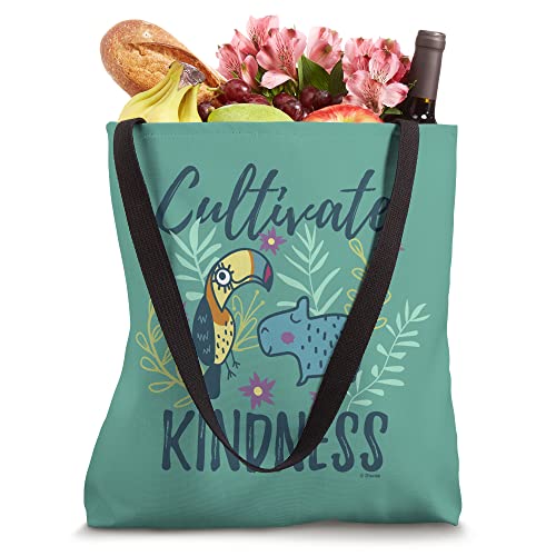 Disney Encanto Cultivate Kindness Floral Logo Tote Bag