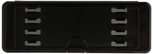 Fourth Option Carry Case, Portable Flatware Box Travel Tableware Storage Case Box, Utensil Case Flatware Storage Box for Cutlery Kit (Black, Family) Holds ONLY Fourth Option Utensils, Sold Separately