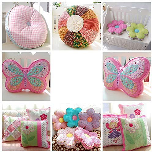 56 Pieces 9.8"x 9.8" (25cm x 25cm) Squares Cotton 100% Floral Printed Sewing Supplies Fabric for Quilting Patchwork, DIY Craft, Scrapbooking Cloth