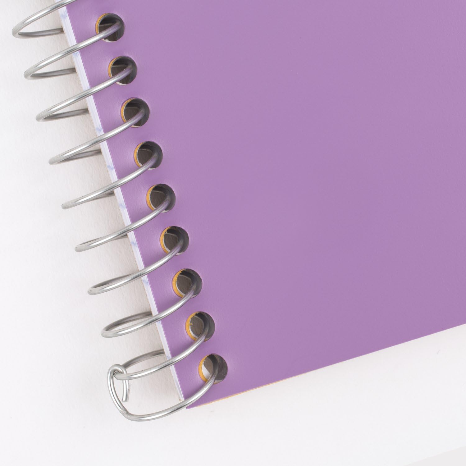 Five Star Small Spiral Notebook, 2-Subject, College Ruled Paper, 9-1/2" x 6", 100 Sheets, Amethyst Purple (840004CF1)