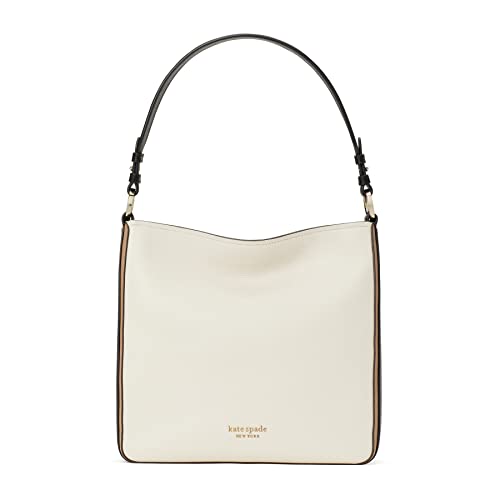 Kate Spade New York New Core Pebble Color-Blocked Pebbled Leather Large Hobo Bag Parchment Multi One Size