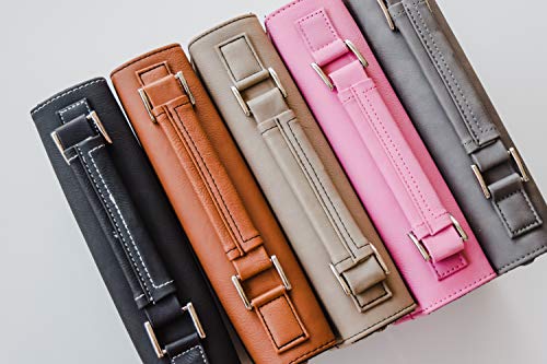 Custom Bible Cover - Holy Bible and Cross - Pink Bible Case with Black Engraving
