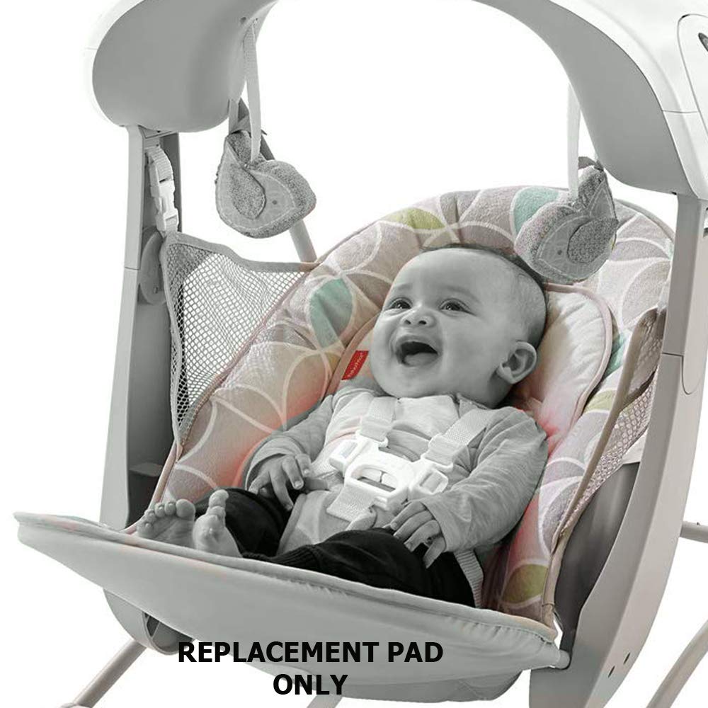 Fisher Price Swing Replacement Parts, Pad, Adaptor, Straps (CJV03 Take Along Swing Circles)