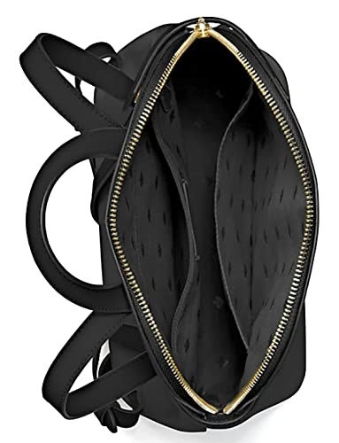 Kate Spade New York Staci Dome Saffiano Leather Medium Backpack Black
