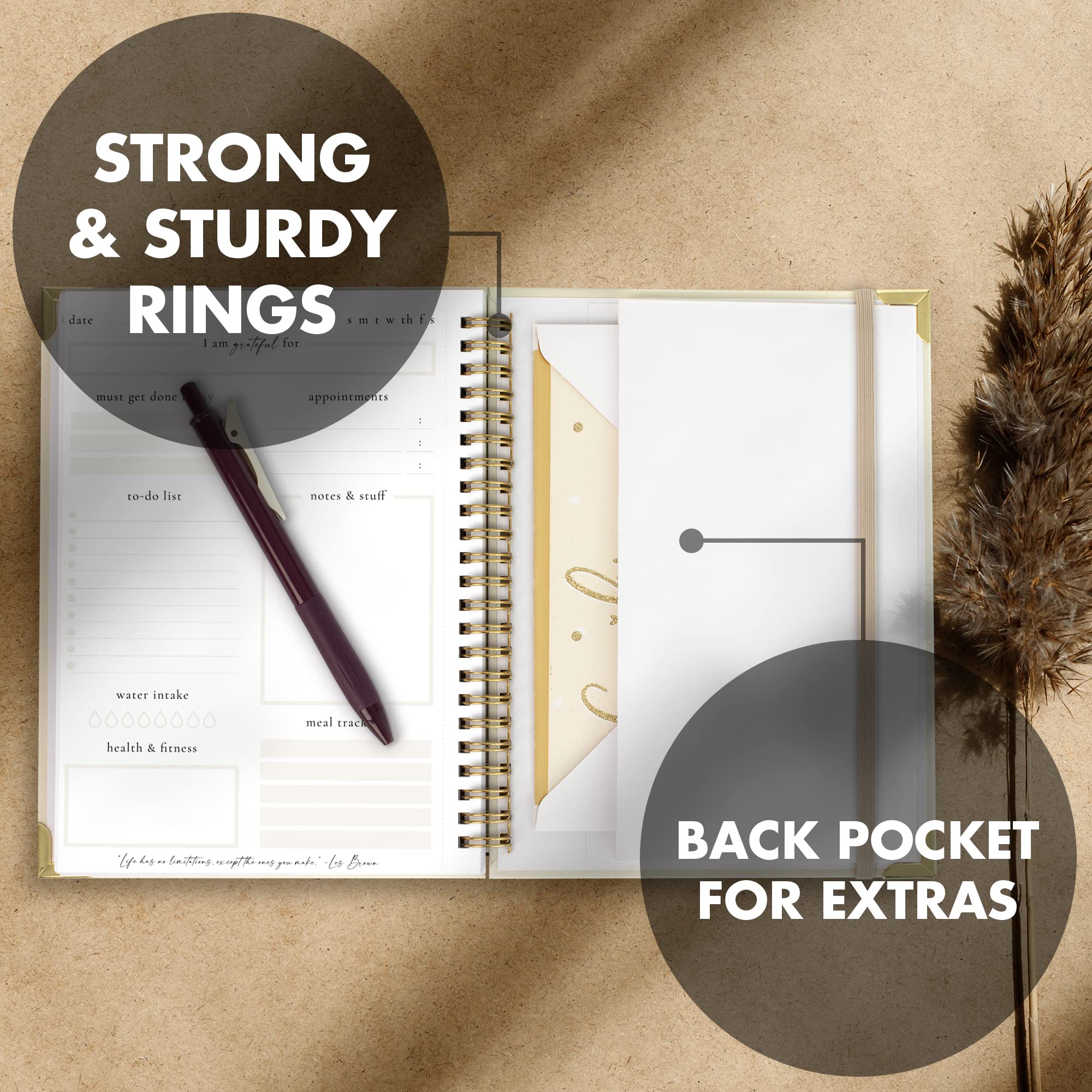 Simplified Daily To Do List Notebook - Easily Organize Your Tasks And Boost Productivity in Style - The Perfect Undated Planner And Office Supplies For Women