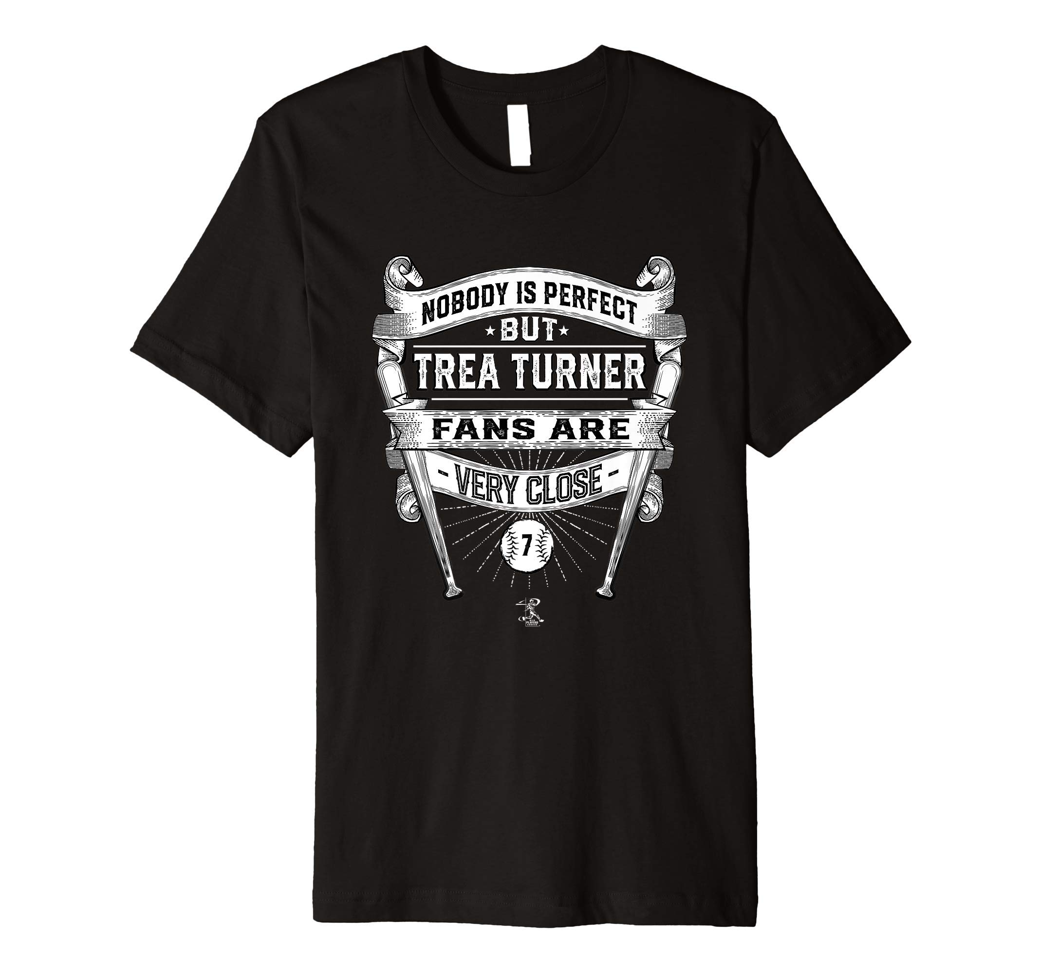 Trea Turner Nobody Is Perfect Graphic - Apparel - Premium T-Shirt