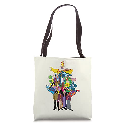 The Beatles - Yellow Submarine Collage Tote Bag