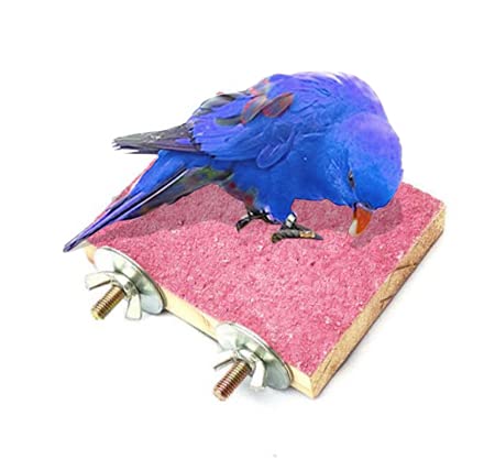 3 Pcs Bird Stand Platform, Wood Playground Paw Grinding Clean, for Pet Parrot, Rat Mouse Cage Accessories Exercise Toys, Random Color