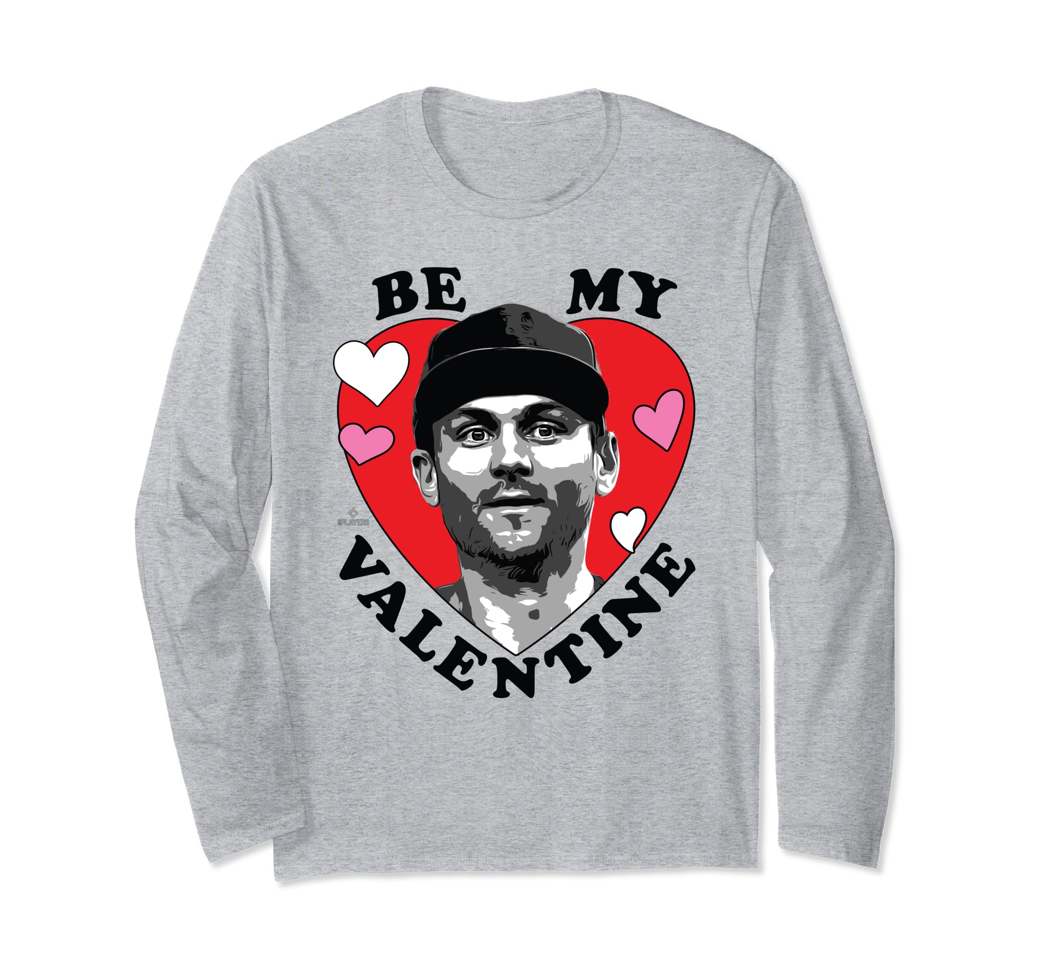 Trea Turner Be My Valentine Philadelphia Baseball MLBPA Long Sleeve T-Shirt