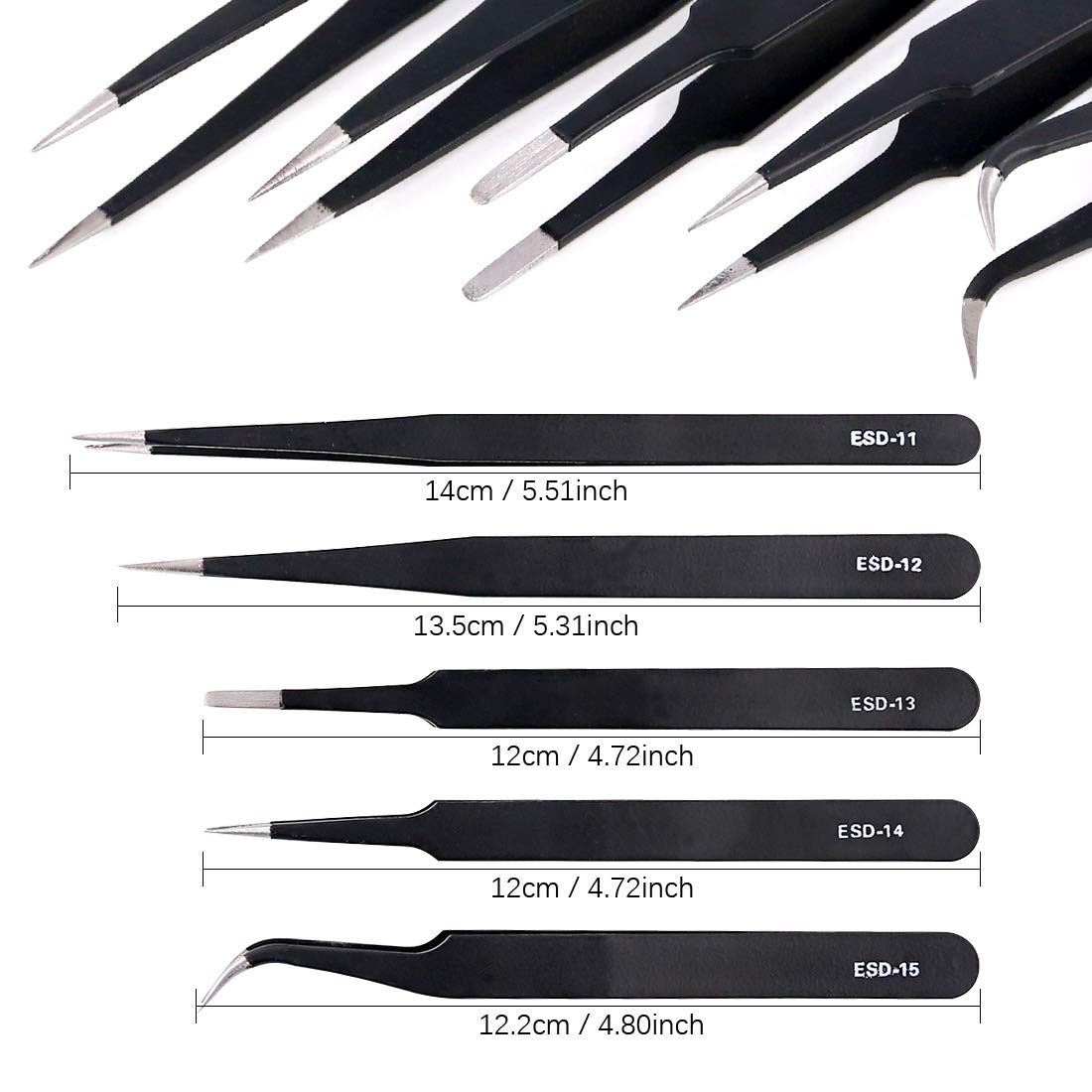Keadic 26-Pieces Professional Gundam Modeler Basic Tools Craft Set Hobby Building Tools Kit with Box for Basic Model Building