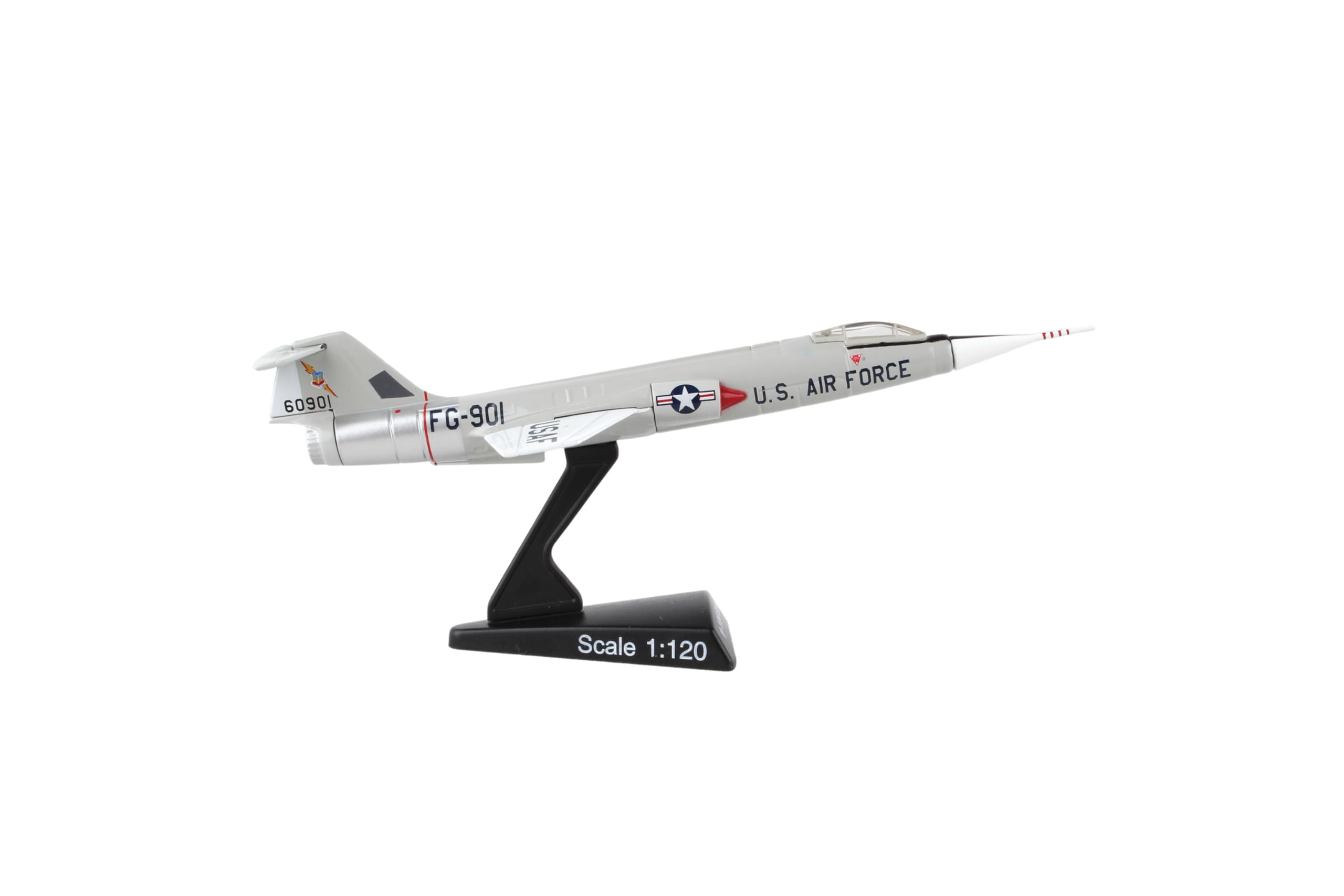 Daron Postage Stamp PS5377-3 F-104 Starfighter 479th Tactical Fighter Wing 1/120 PS5377-3 , Brown