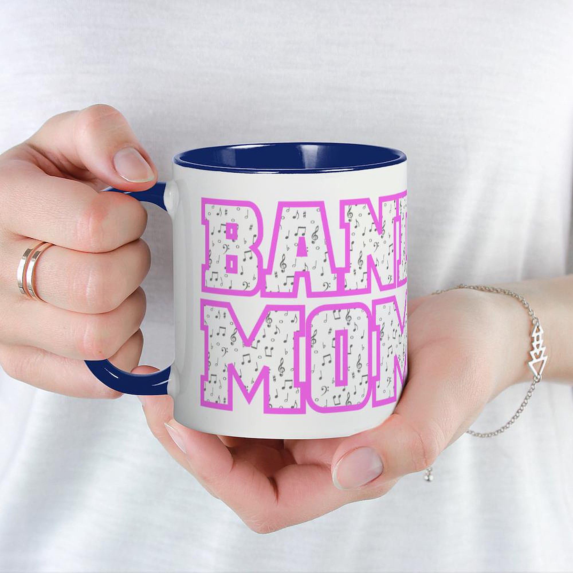 CafePress Varsity Band Mom Mug Ceramic Coffee Mug, Tea Cup 11 oz
