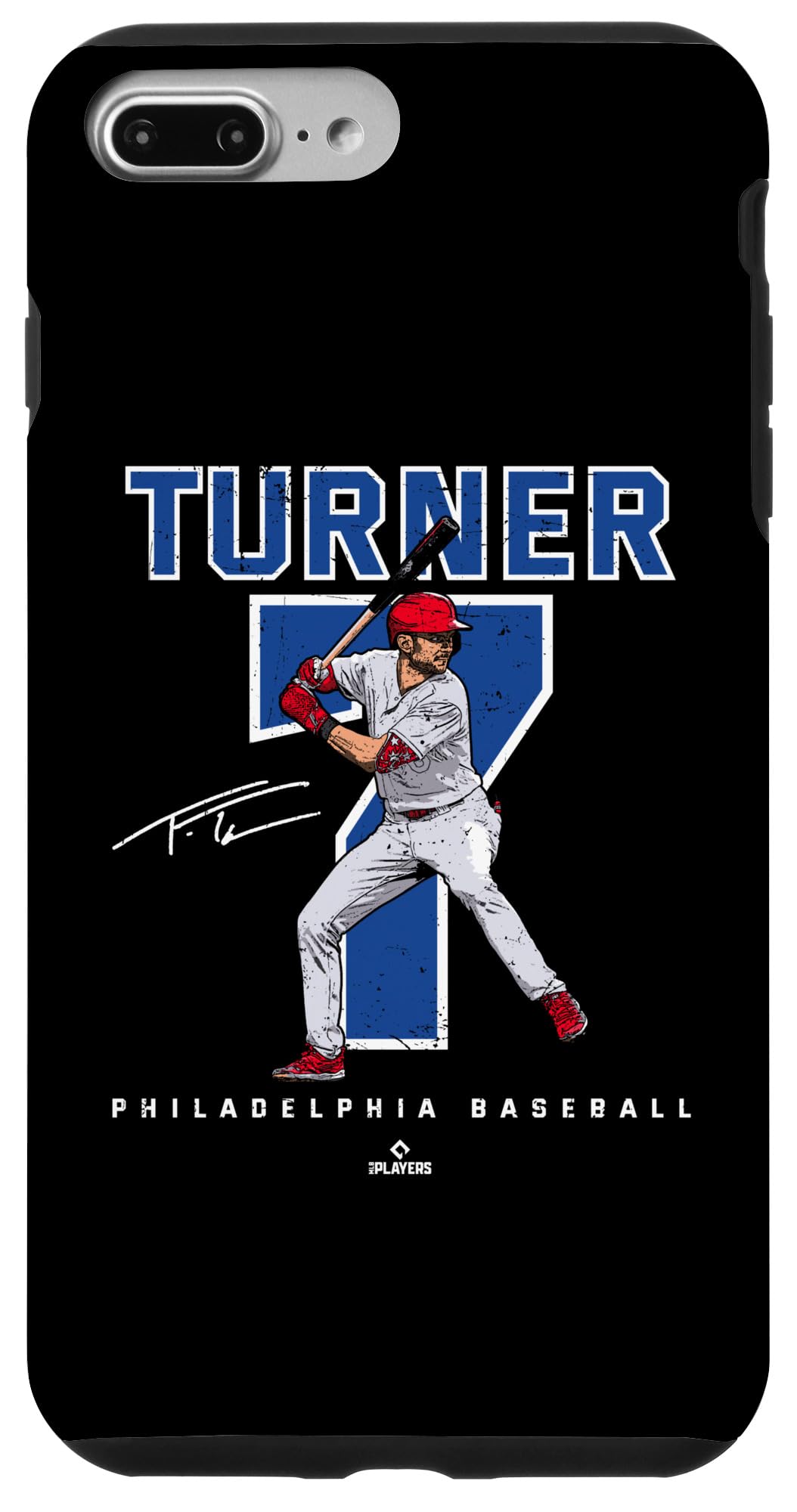 iPhone 7 Plus/8 Plus Number and Portrait Trea Turner Philadelphia MLBPA Case